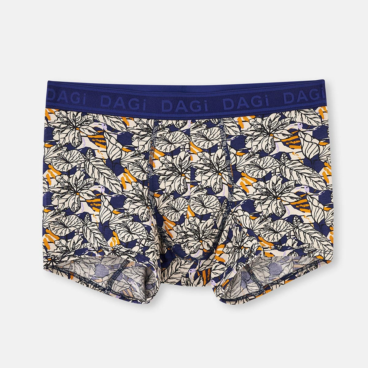 Lacivert Micro Modal Desenli Boxer 24SM28020MA_LC | Dagi